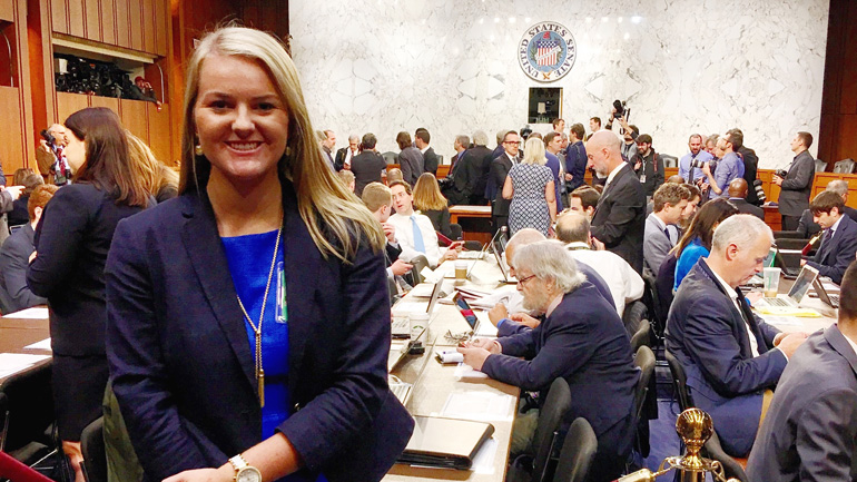 Haley Matthes ’19 is Witness to History at Senate Hearing · News ...