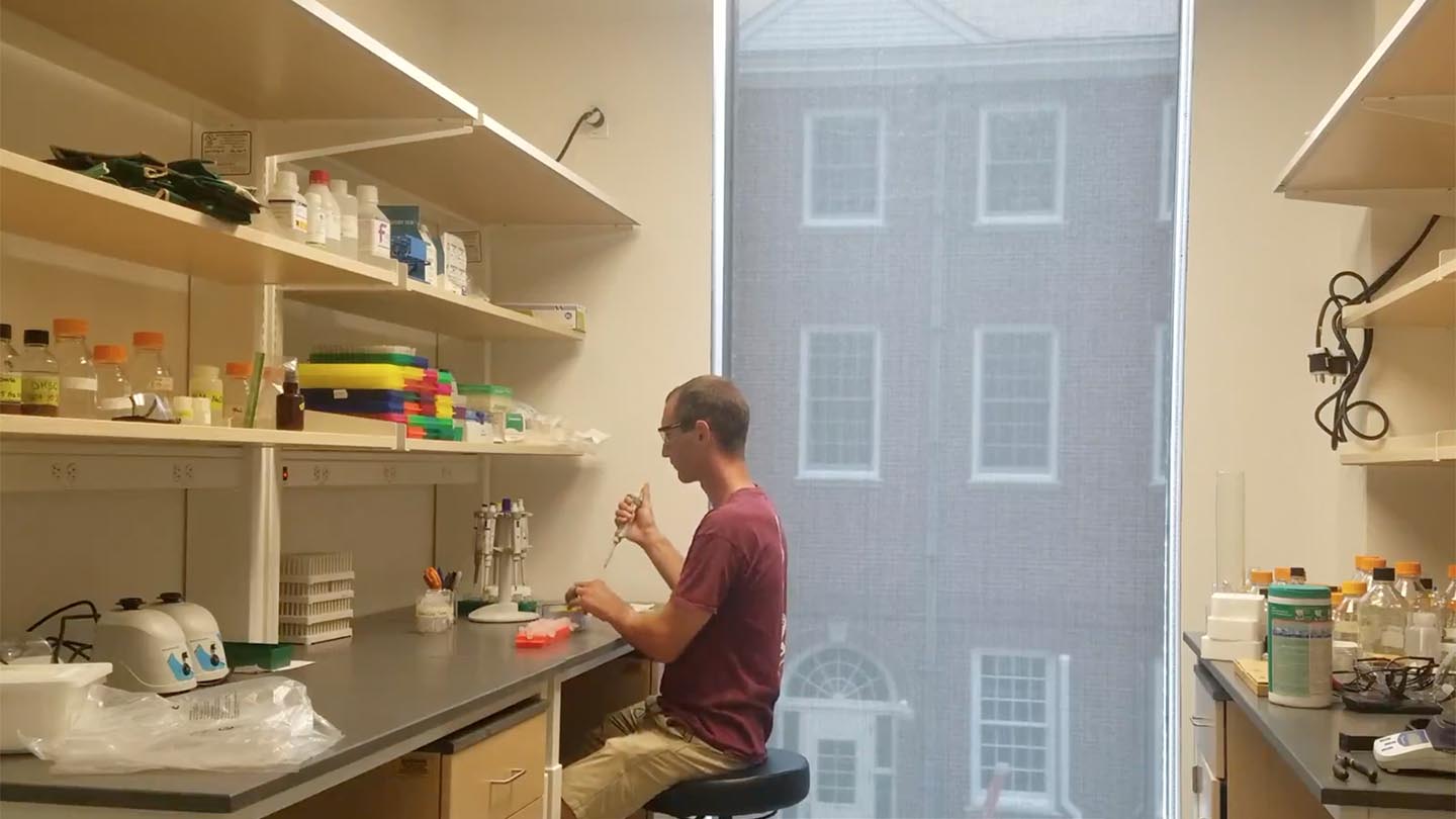 Prof. Mike Butler In His Rockwell Lab · News · Lafayette College