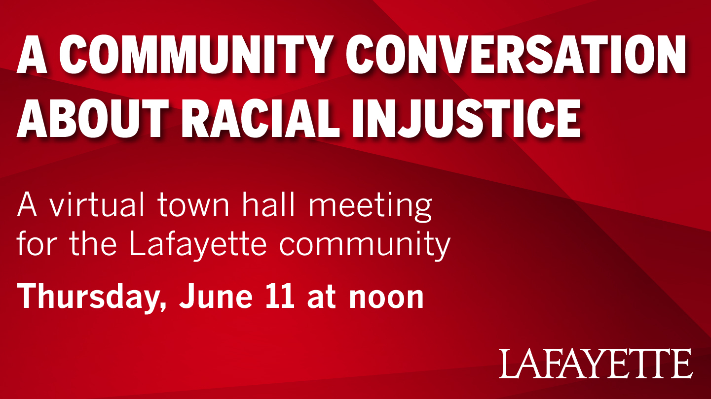 Expressing Solidarity Against Racial Injustice · News · Lafayette College