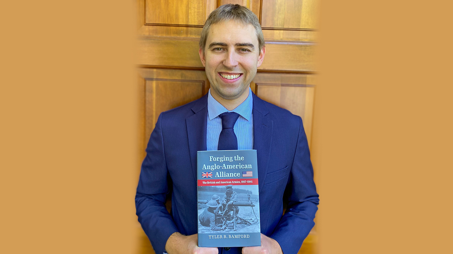 Navy historian Tyler Bamford ’12 publishes first book · News ...