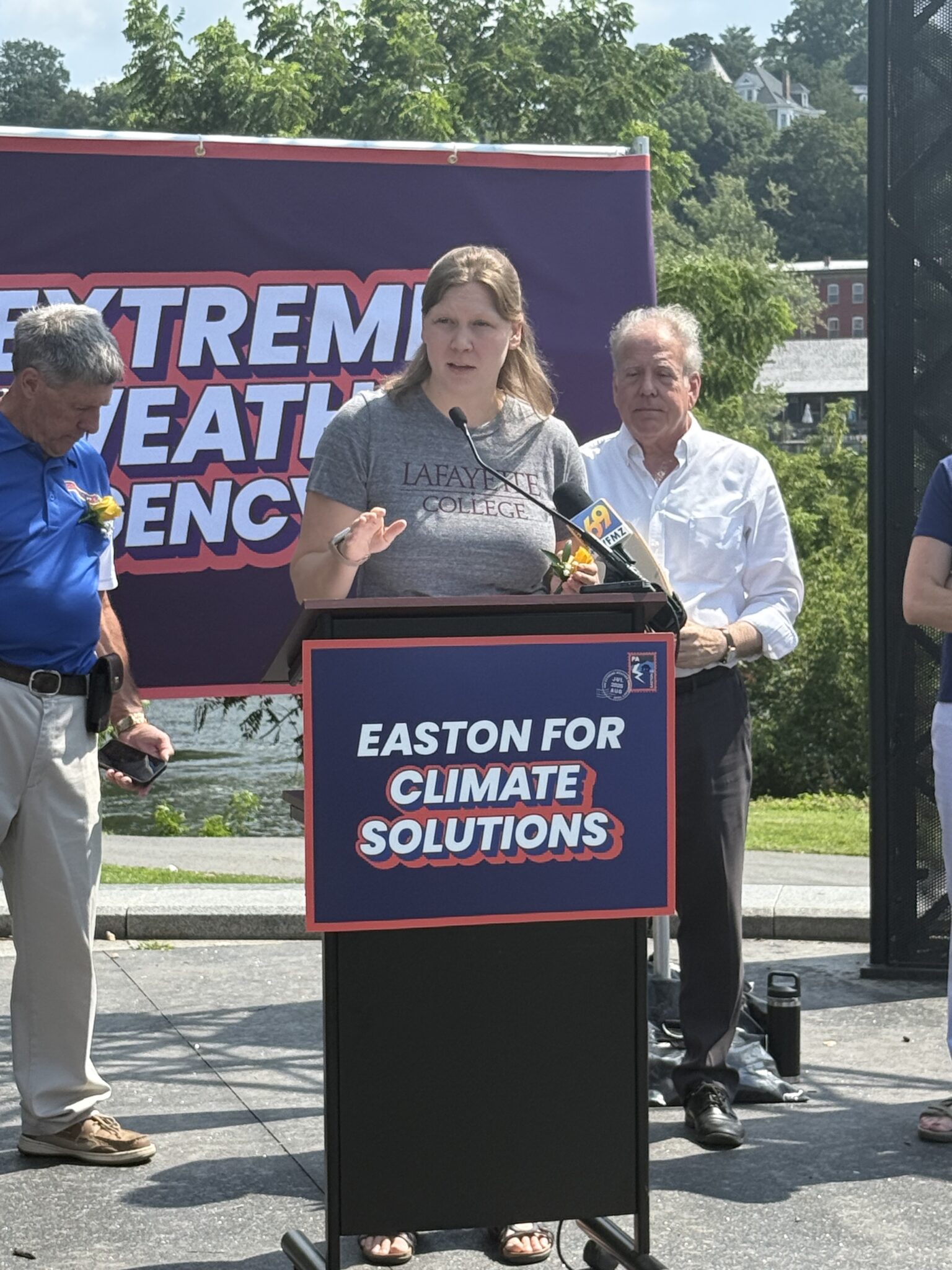 In the media: Prof. Christa Kelleher joins Easton news conference to ...